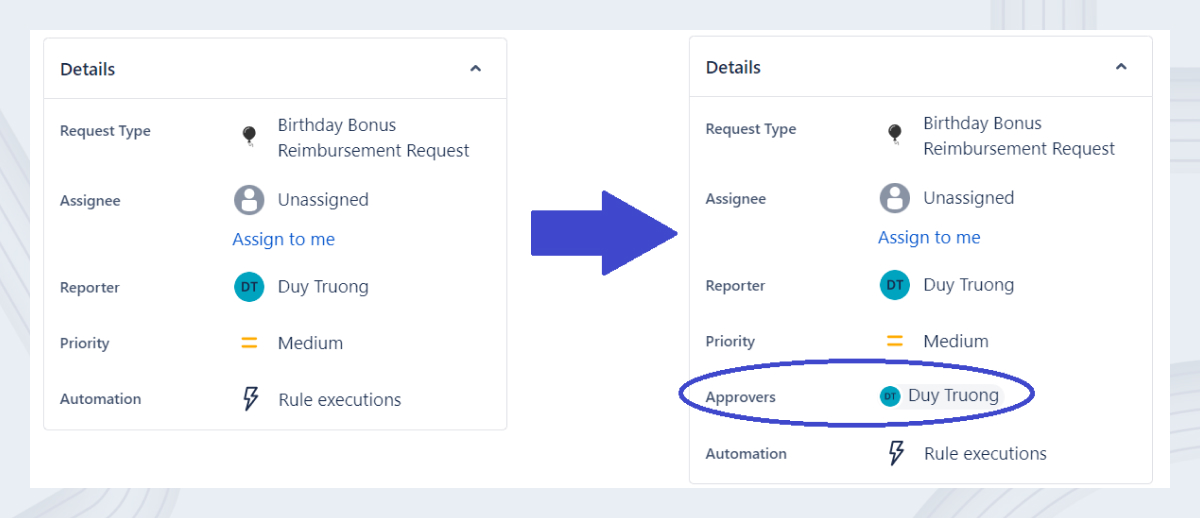 Dynamically defining approver field the Jira automation way